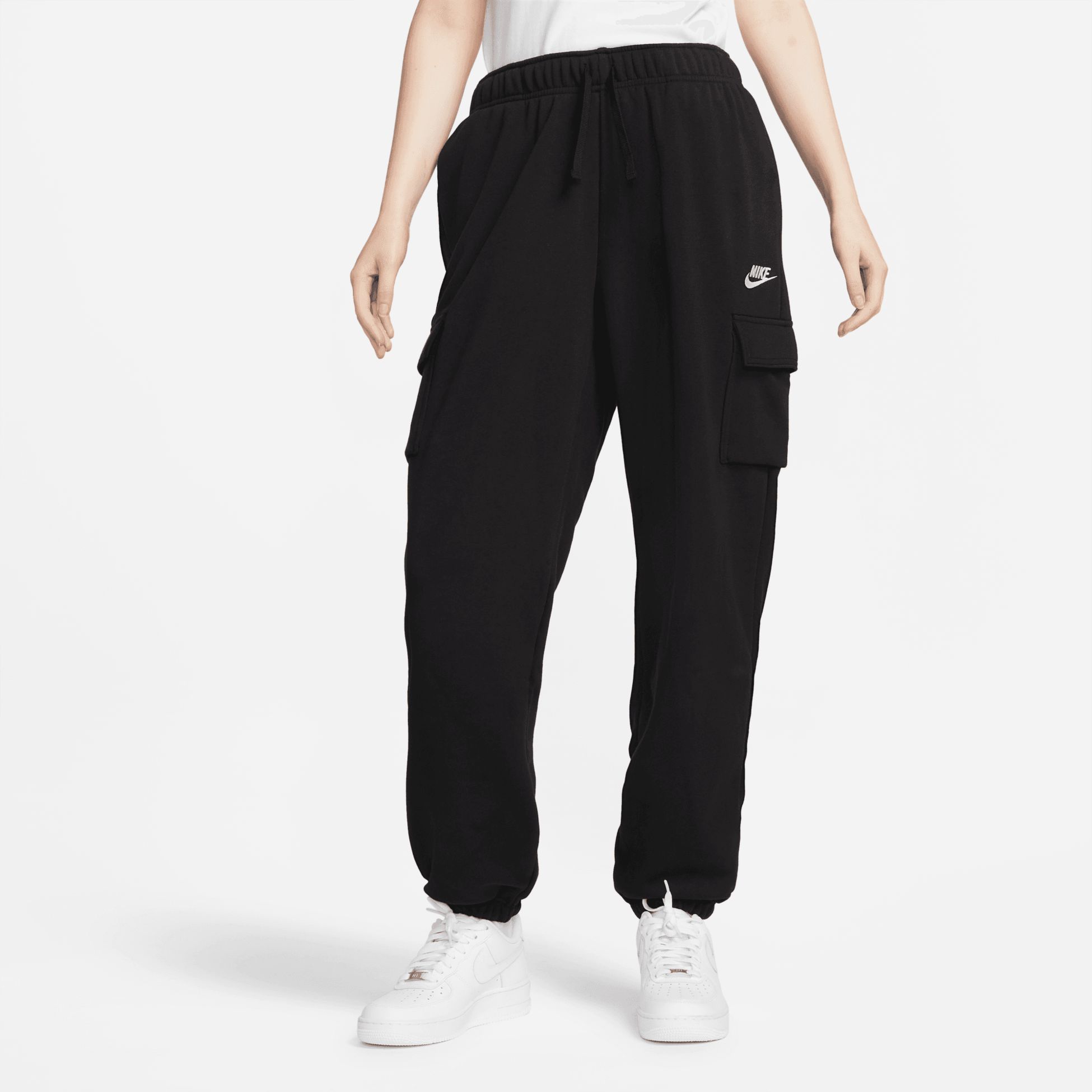Nike W Nsw Club Flc Cargo Mr Pant Cargo På